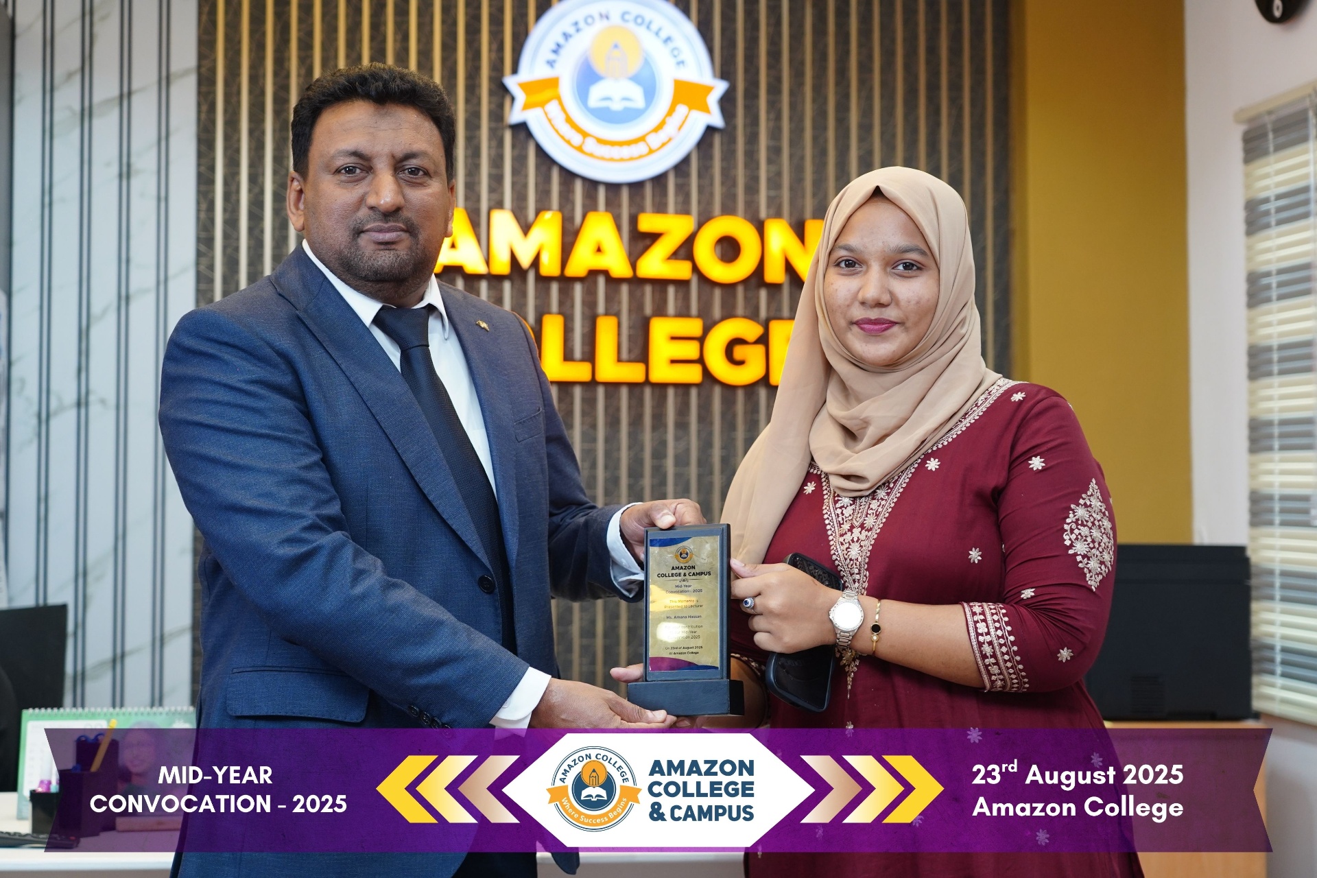 Amazon College International Campus - Where Success Begins